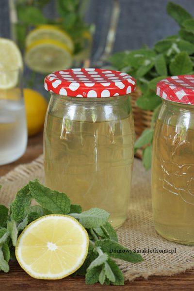 syrop miętowo cytrynowy | Domowy Smak Jedzenia .pl